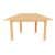 Solid Beech Trapezoidal Table - Designs For Education