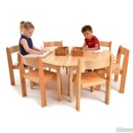 Solid Beech Trapezoidal Table - Designs For Education