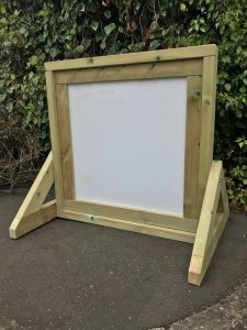Square Freestanding Whiteboard - Designs For Education